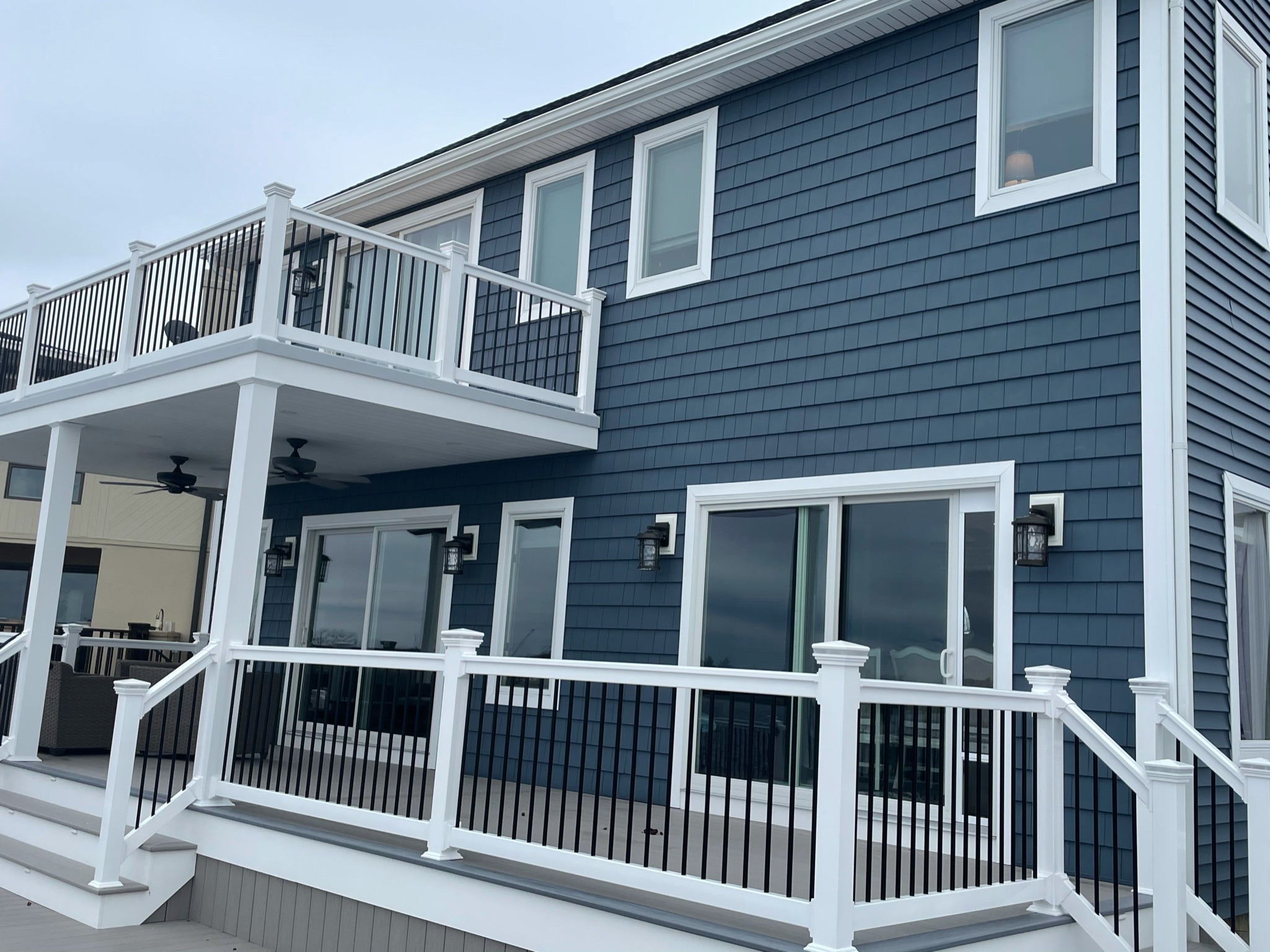 Vinyl Railing - Carl's Fencing, Decking, Window Replacement and Home Improvement